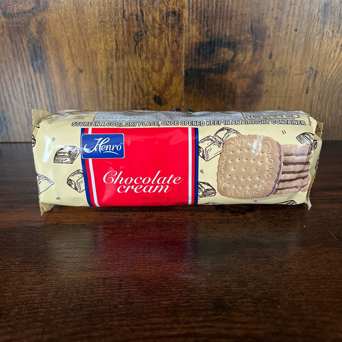 Henro Chocolate Cream South African Biscuit 150g – Africas Finest