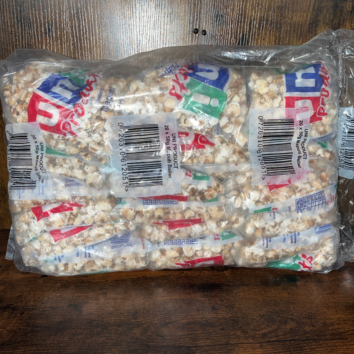 UNI Maputi Salted Popcorn Multipack 20 x 50g Bags (Zimbabwe) – Africas ...