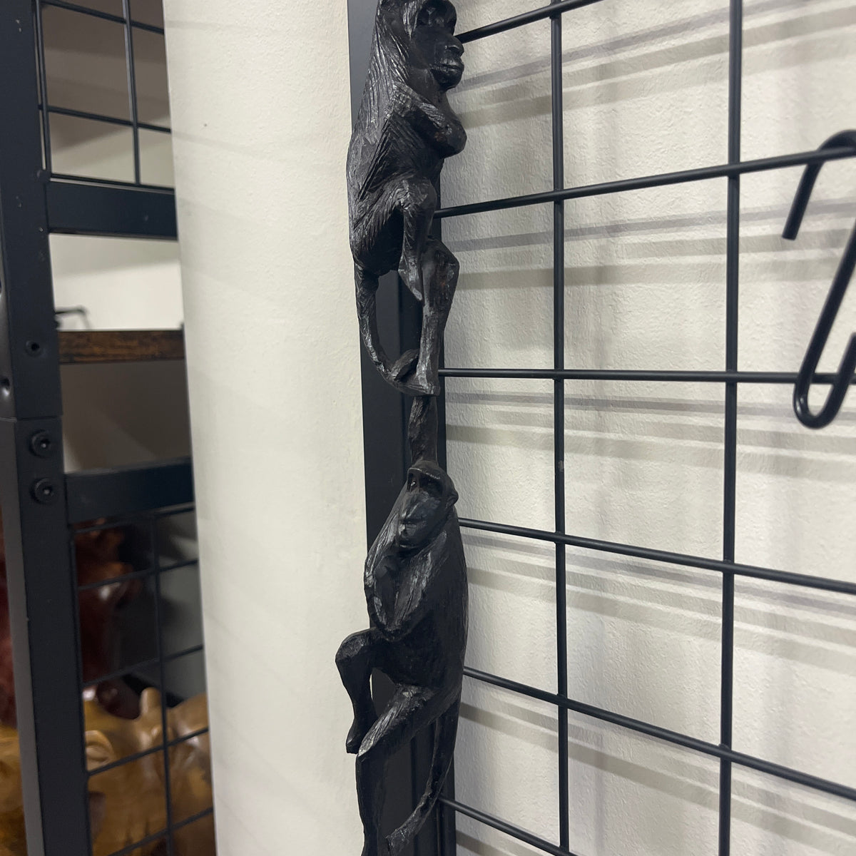 Cheeky Hanging Monkeys Ebony Hand Carved – Africas Finest