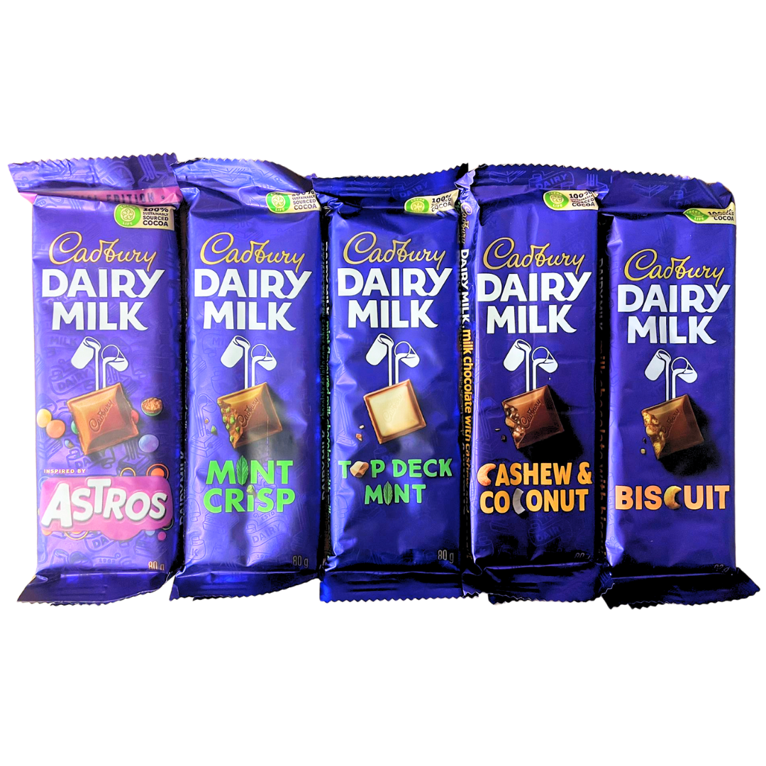 Cadbury Dairy Milk South African Chocolate Bar 80g – Africas Finest
